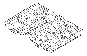 65513-S9000 - Rear Floor Pan 2020-2022 Kia Telluride | Kia.Parts Store