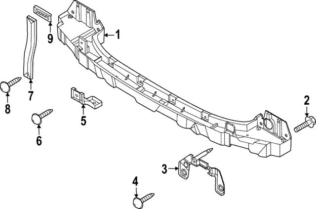 86632-CH100 - Upper Bracket - 2023-2024 Kia Sportage | Kia Auto Parts