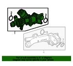 2015-2018 Mercedes-Benz C 300 Water Pump 274-200-15-07-85 | MB OEM Parts