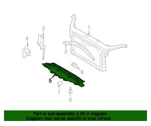 2006-2012 Ford Lower Deflector AE5Z-8327-A | TascaParts.com