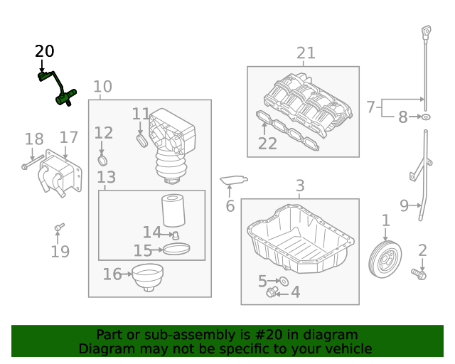 2021-2023 Hyundai Pressure Valve 21370-2S600 | QuirkParts