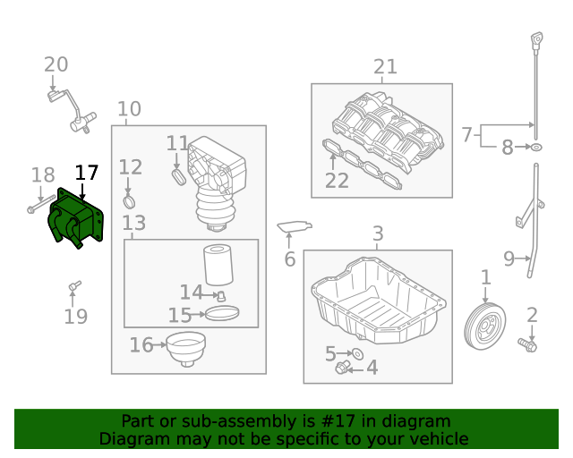 2020-2023 Hyundai Engine Oil Cooler 26410-2S000 | AutoNationParts.com