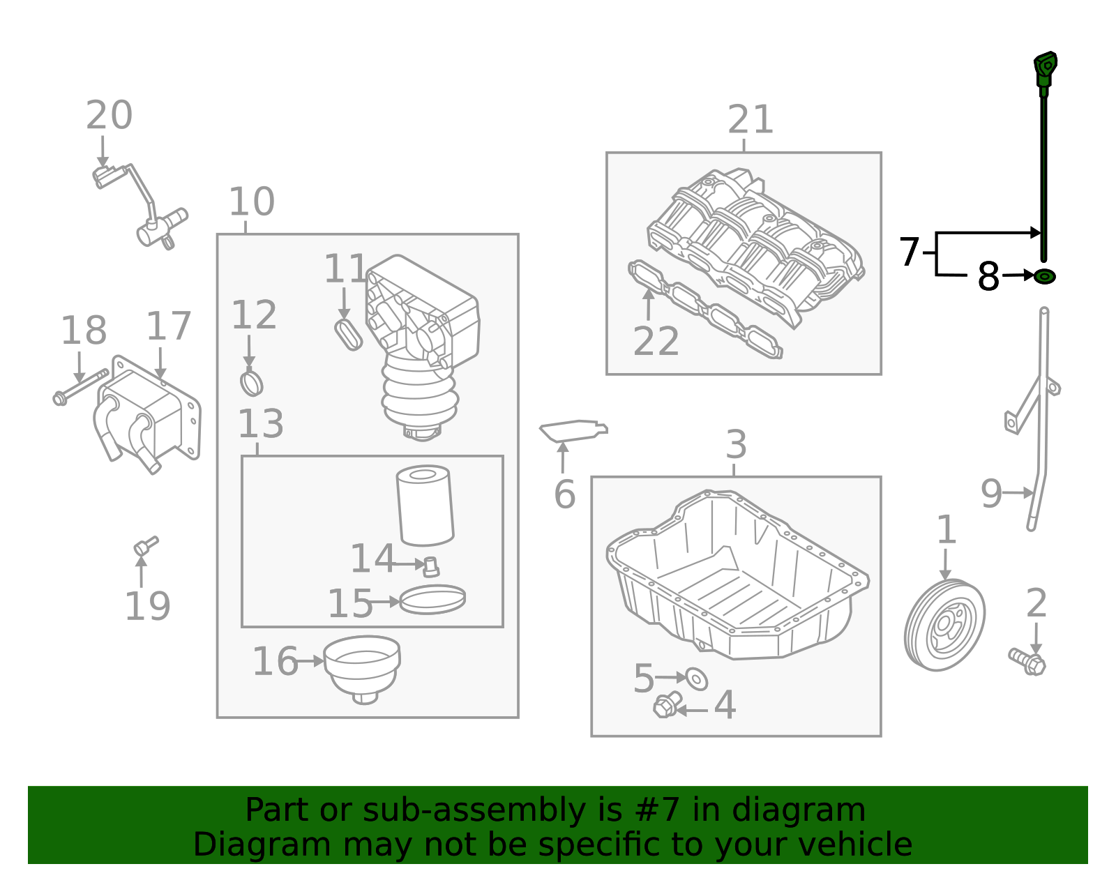Genuine Engine Oil Dipstick for 2021-2025 Hyundai | Part# 26611-2S100 ...