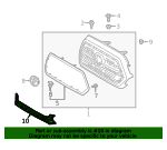 2016-2023 Toyota Tacoma Grille (Lower) 53112-04050 | Toyota Parts Center