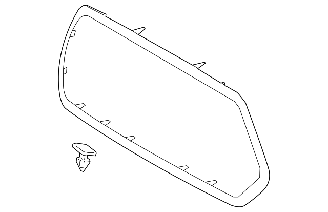 2020-2023 Toyota Tacoma Grille Surround 52711-04050 | Toyota Parts Center