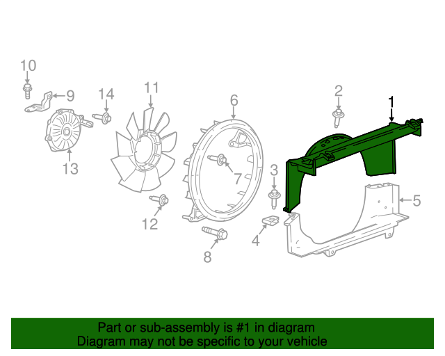 84445416 GM Fan Shroud | GM Parts Store
