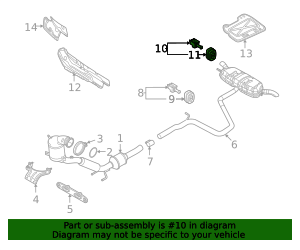 5Q0-253-144-D - Exhaust System Hanger Bracket 2015-2023 Volkswagen ...