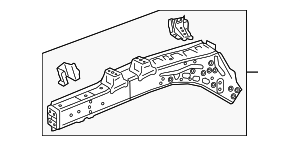 2019-2020 Cadillac XT4 Driver Side Fender Rail 84532351 | GMPartsDirect.com