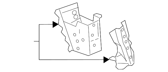 2019-2020 Cadillac XT4 Rail Extension 84207373 | GMPartsDirect.com