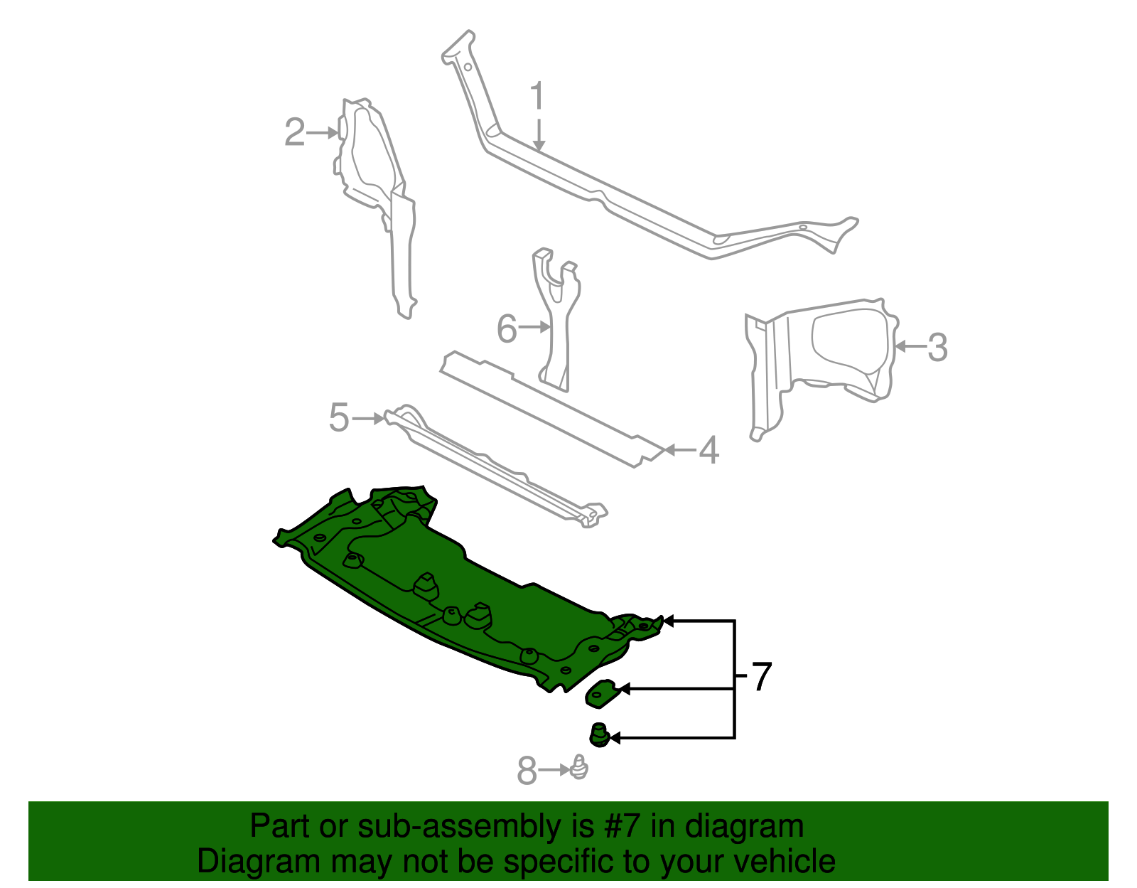 2004-2005 Subaru Impreza Under Cover, Engine Full-size Wrx [ Plastic ...