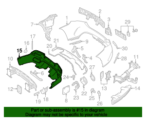 292-885-15-25-64 - Lower Cover 2016-2019 Mercedes-Benz | Mercedes-Benz ...