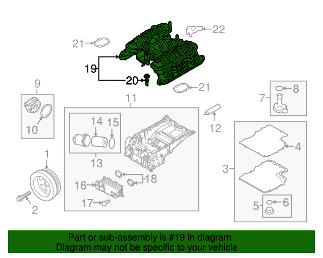 Genuine Porsche 946-110-016-63 |Intake Manifold | FREE Shipping on Most ...