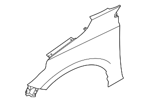 2020-2022 Nissan Sentra Fender F3101-6LBMB | TascaParts.com