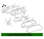 2002-2004 Toyota Sequoia Instrument Panel Light Bulb 83120-04090 ...