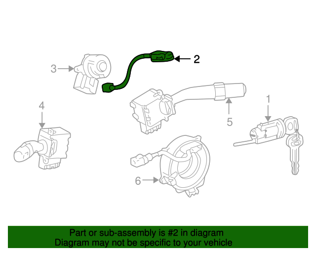2000-2008 Toyota Switch 84052-60010 | OEM Parts Online