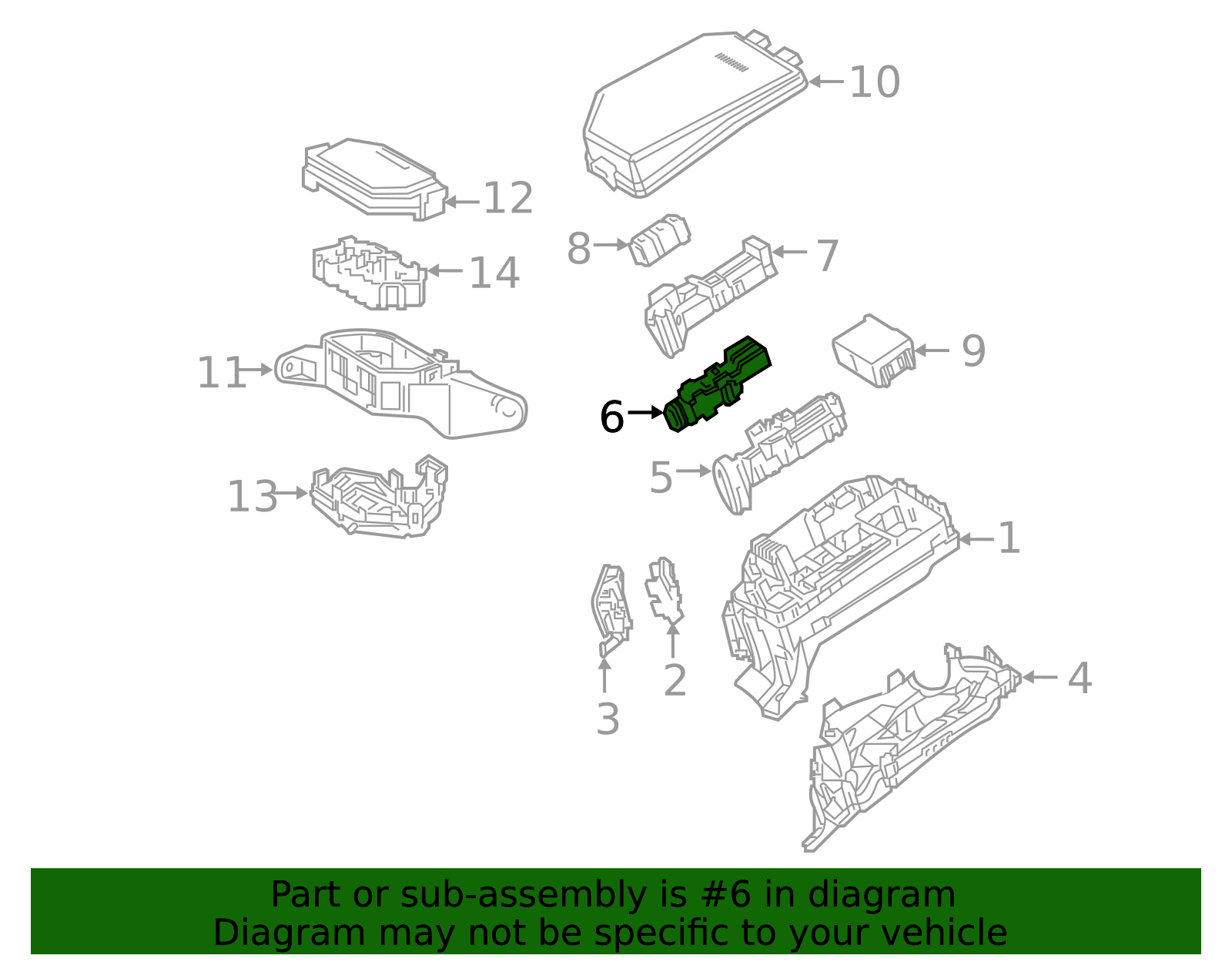 2023-2025 Toyota Corolla Fuse Holder 82660-16530 | Toyota Parts Center