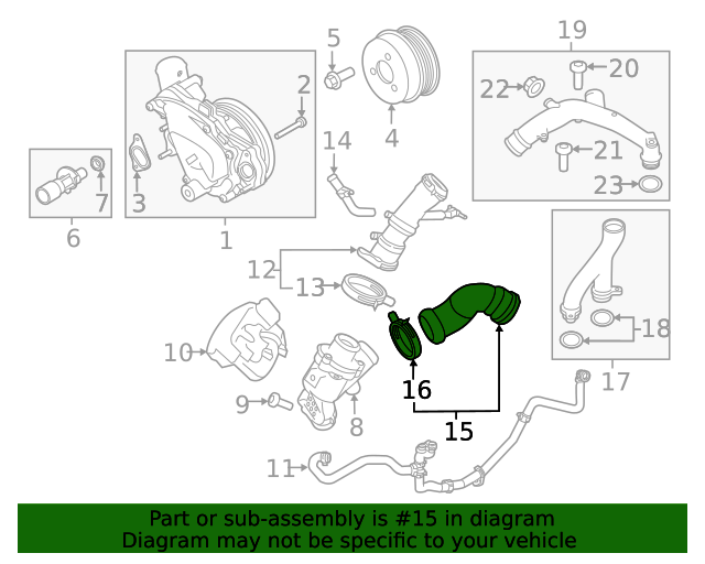 2010-2023 Land Rover Outlet Tube LR033994 | Land Rover OEM Parts Online