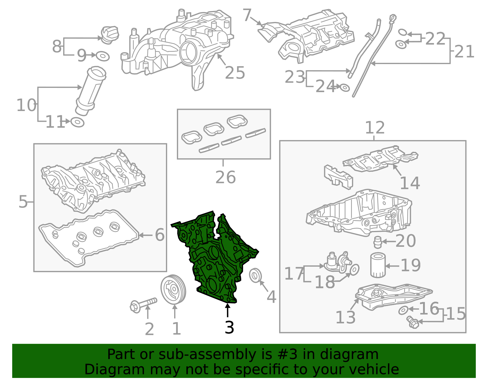 2017-2025 GM Front Cover 12729377 GM | GMPartsDirect.com