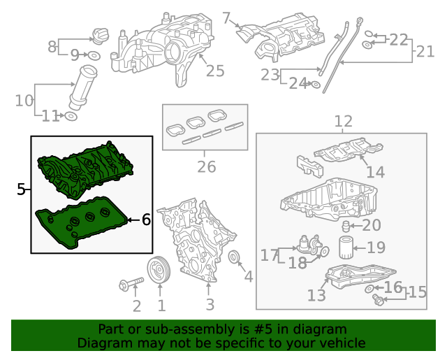 2016-2024 GM Valve Cover 12714147 | OEM Parts Online