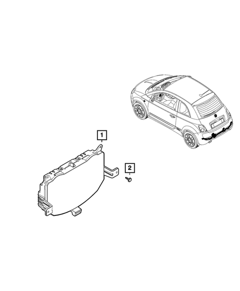 Instrument Panel Cluster for 2024 Fiat 500E | All Mopar Parts