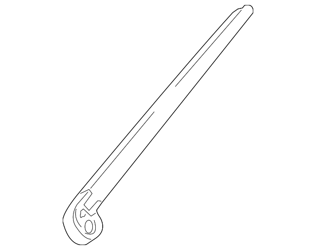 4L0-955-407-1P9 - Wiper Arm 2007-2015 Audi Q7 | Audi OEM Parts