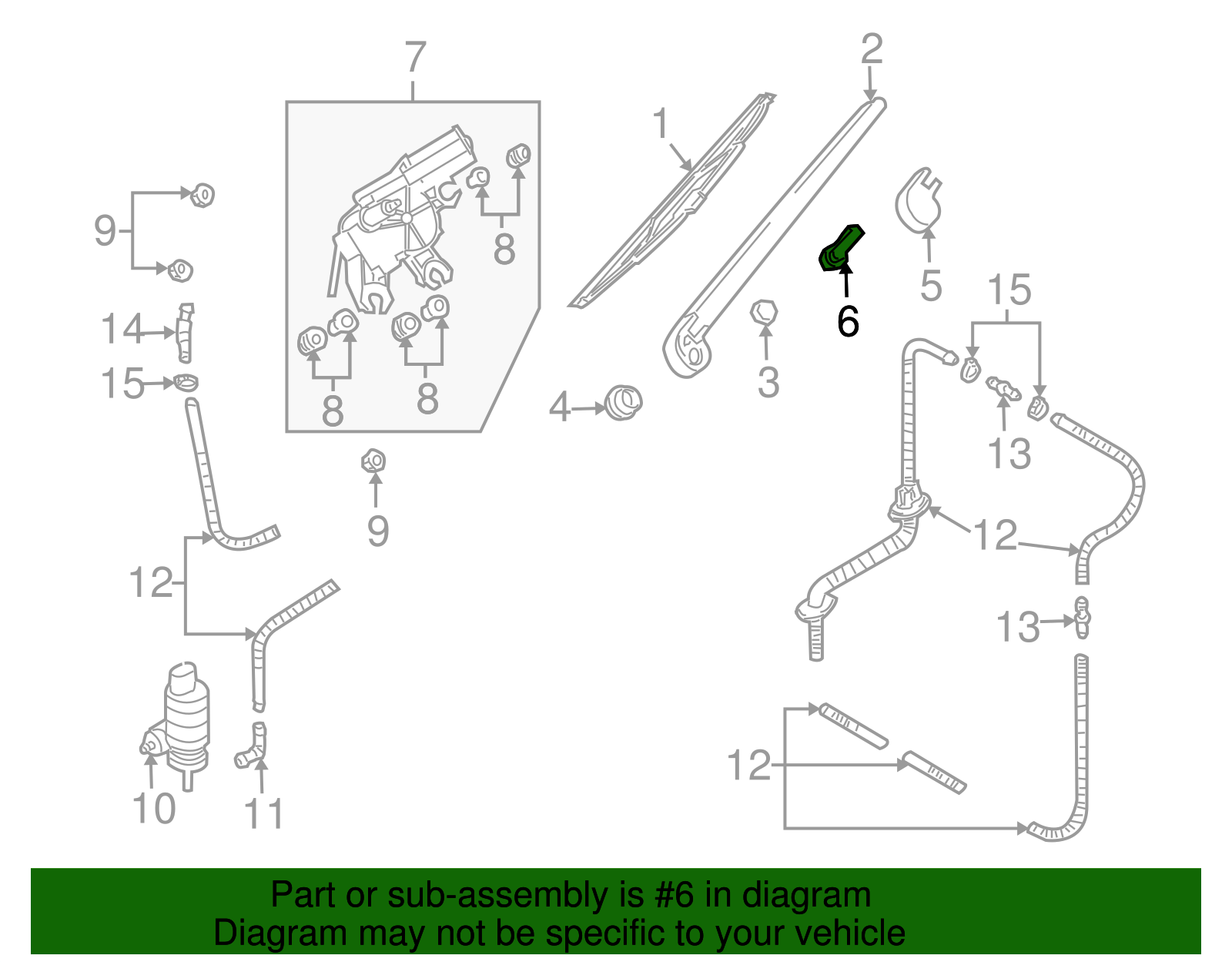 8E9-955-985 - Spray Jet 2002-2015 Audi | Audi OEM Parts