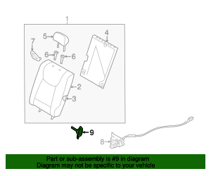 2011-2016 Hyundai Elantra Outer Bracket 89751-3X000 | QuirkParts