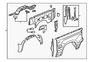 2019-2024 GMC Side Panel 85554869 GM | GMPartsDirect.com