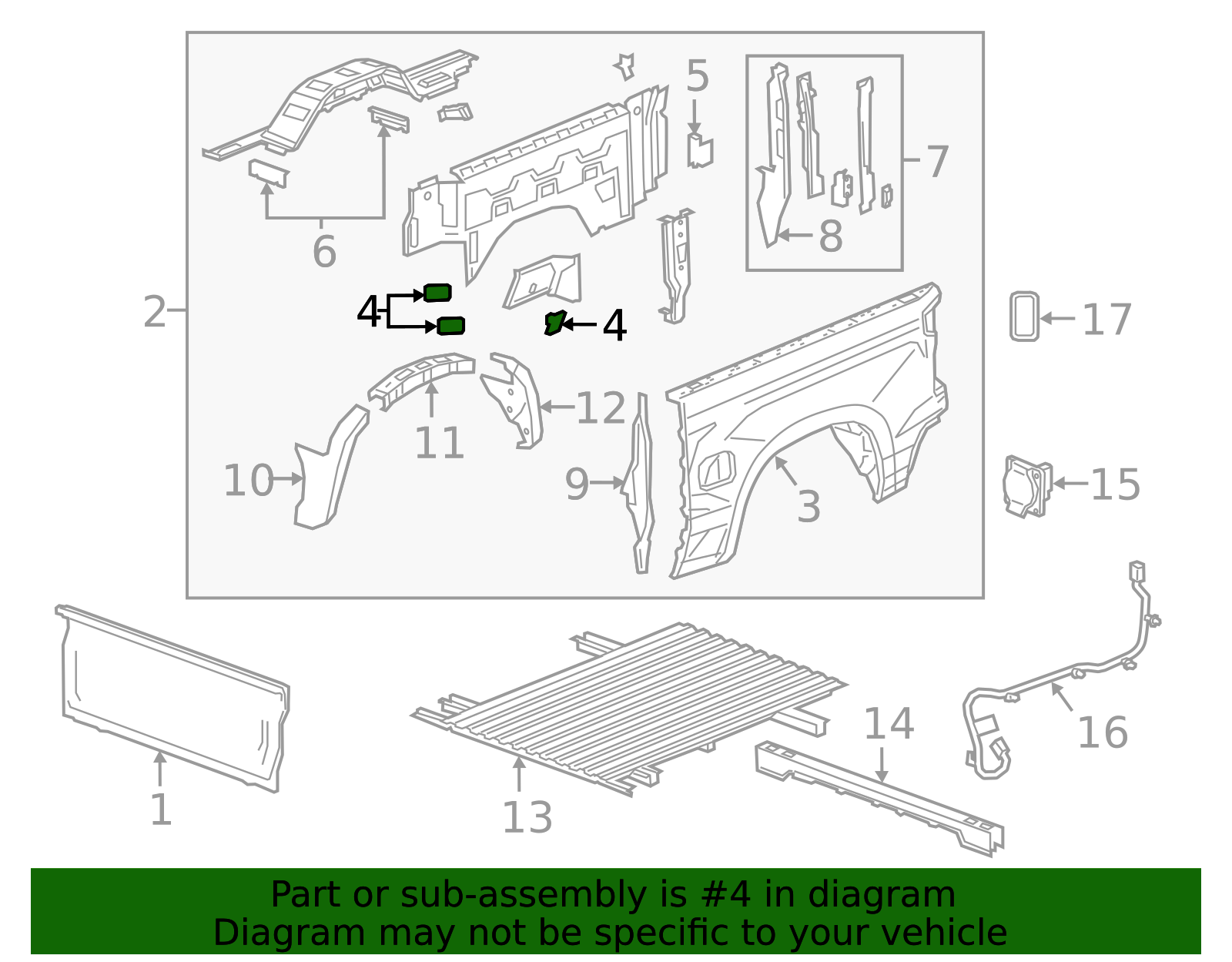2019-2025 GM Anchor Plate 84540748 GM | GMPartsDirect.com