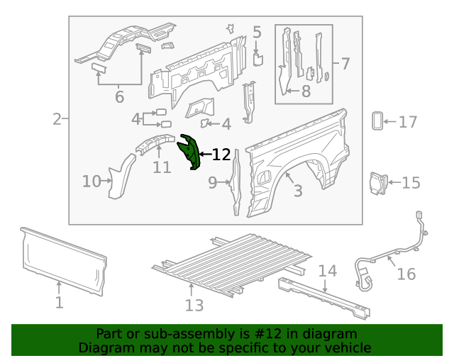 23403578 - Panel 2019-2024 GMC | AutoNationParts.com