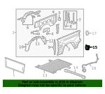 2020-2024 GM Pickup Box Accessory Power Receptacle 84766212 | OEM Parts ...