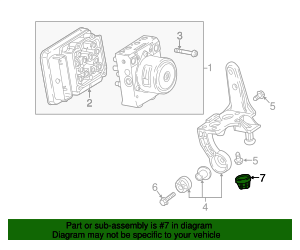 2017-2023 GM Brake Pressure Modulator Valve Bracket Insulator 23441944 ...