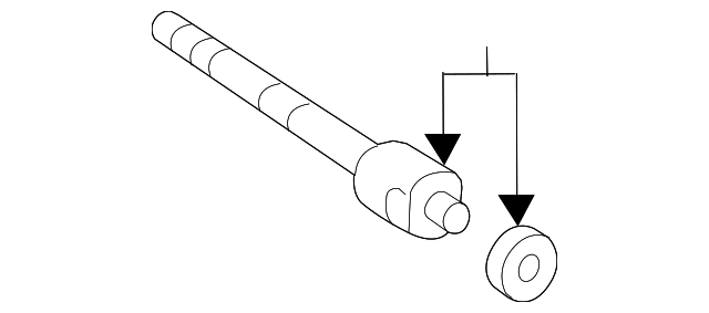 45503-09420 - Steering Tie Rod End 2005-2012 Toyota | Longo Toyota Parts
