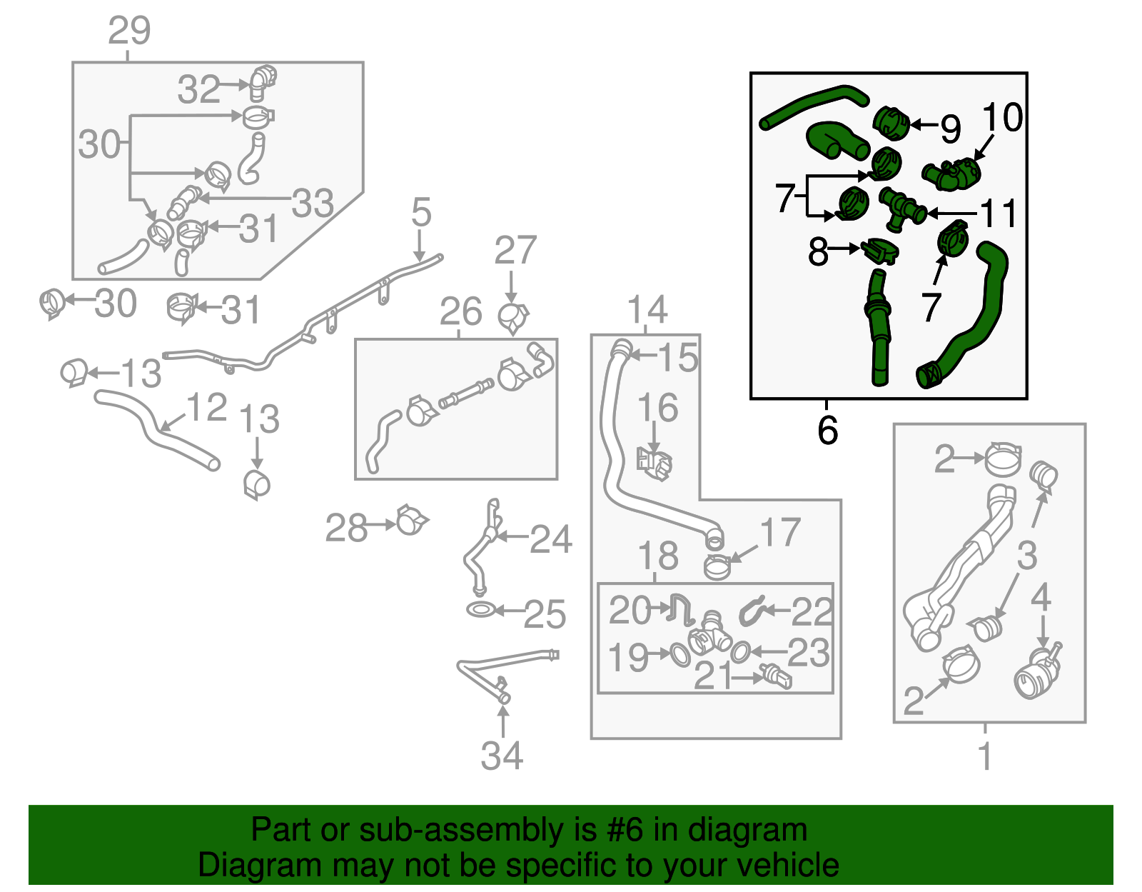 1K0-122-157-GT - Hose & Tube Assembly 2005-2014 Volkswagen | AutoNation ...