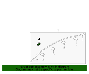 2004-2021 Mazda OEM NEW 2004-2019 Mazda 6 Roof Molding Cap Drip Mold ...