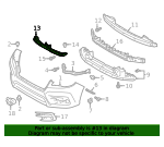 2019-2022 Subaru Ascent OEM NEW 2019-2020 Subaru Ascent Upper Absorber ...