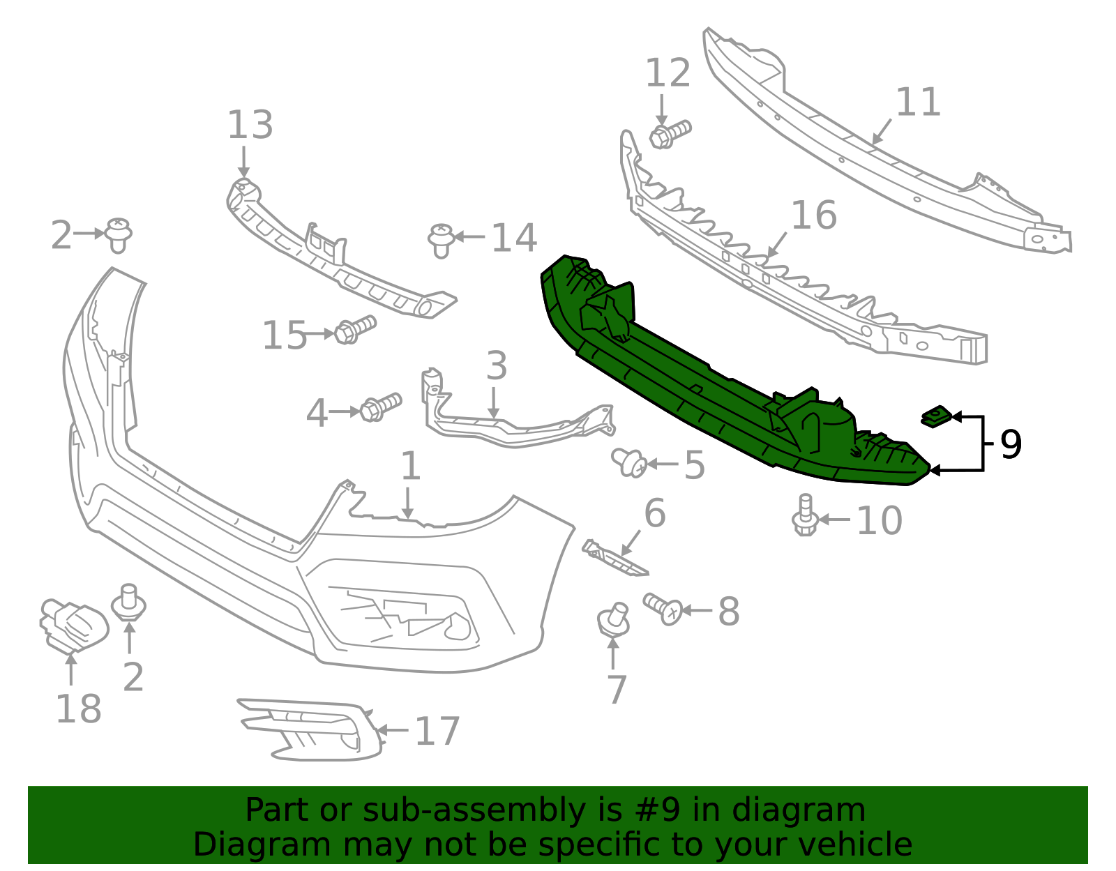 2019-2022 Subaru Ascent Lower Bracket 57707XC04A | OEM Parts Online