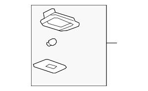 2008-2015 GM Dome Lamp 96673784 | GMPartsDirect.com
