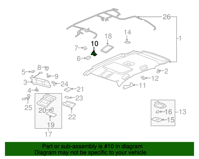 2005-2024 GM Multi-Purpose Retainer 11609314 GM | GMPartsDirect.com