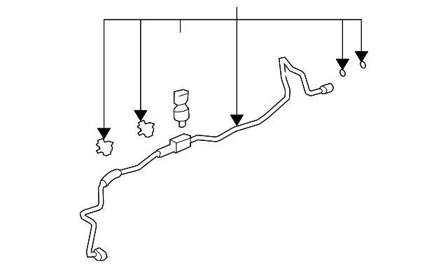 2007-2009 Lexus RX350 Liquid Line 88710-0E030 | OEM Parts Online