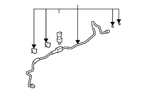 2007-2009 Lexus RX350 Liquid Line 88710-0E030 | OEM Parts Online