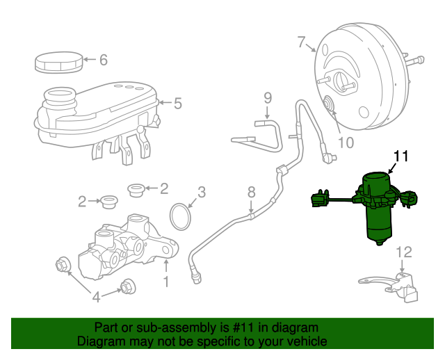 2014-2021 Ram Vacuum Pump 68239633AB | TascaParts.com