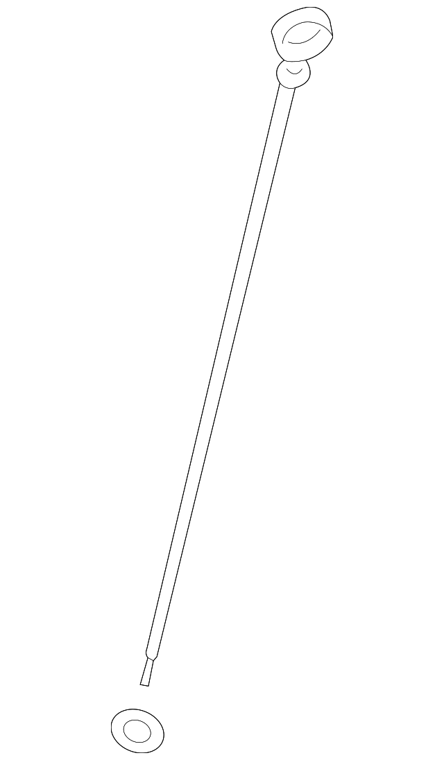 2008-2012 GM Engine Oil Dipstick 12611594 GM | GMPartsDirect.com