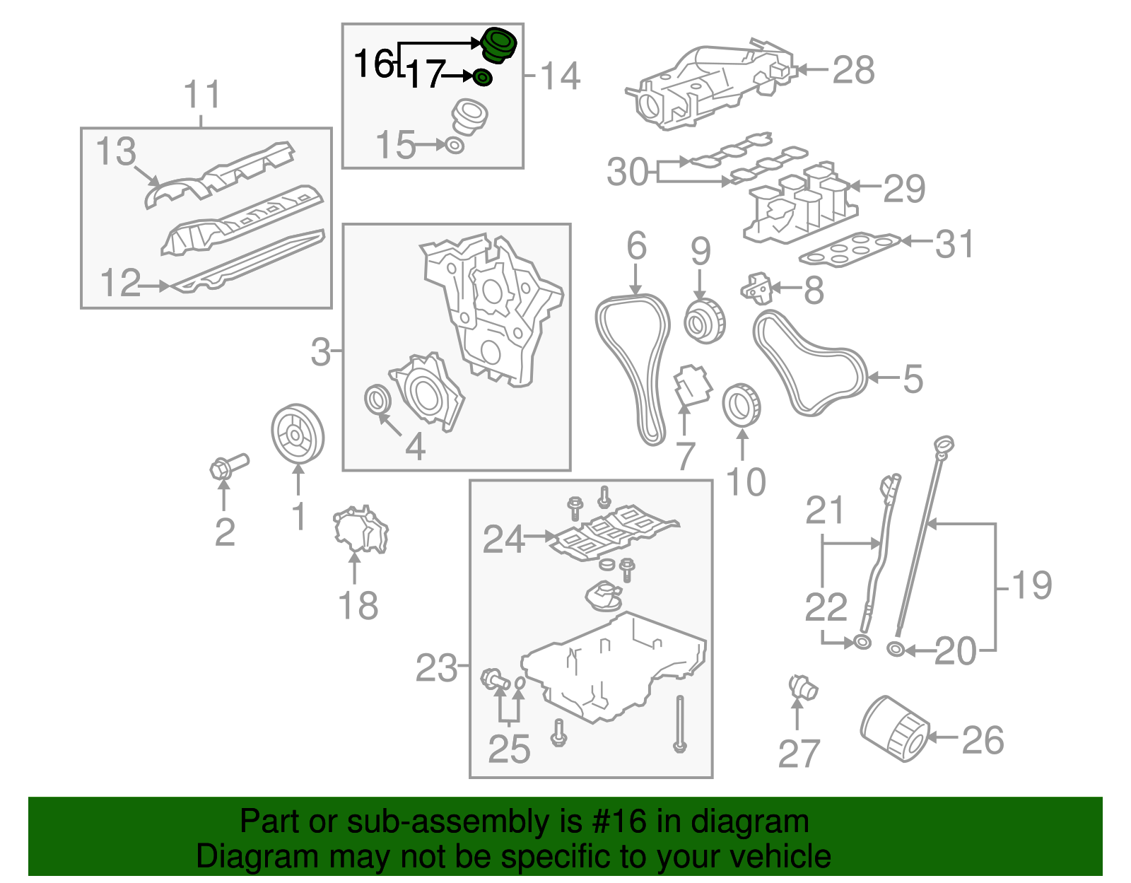 2005-2024 GM dexos 5W30 Engine Oil Filler Cap 12642516 GM ...