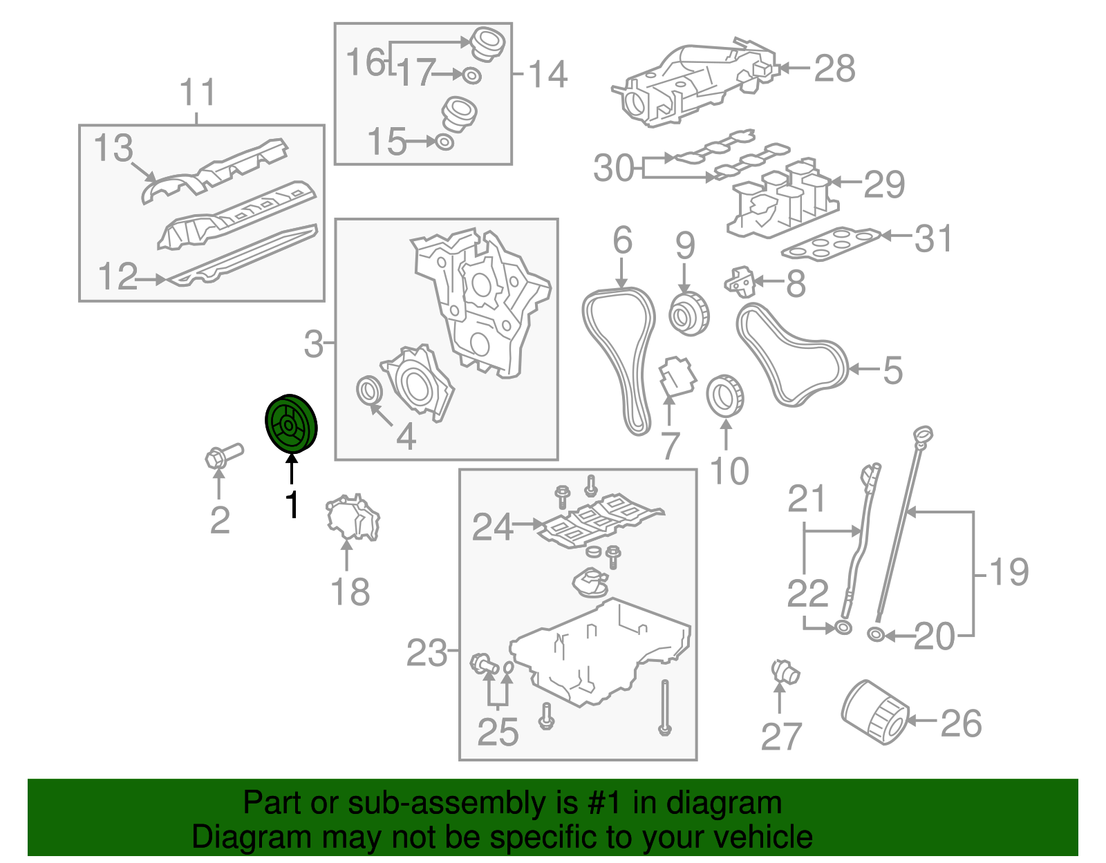 2007-2024 GM Balancer (Replaced Part Number 12674685) 12697768 GM ...