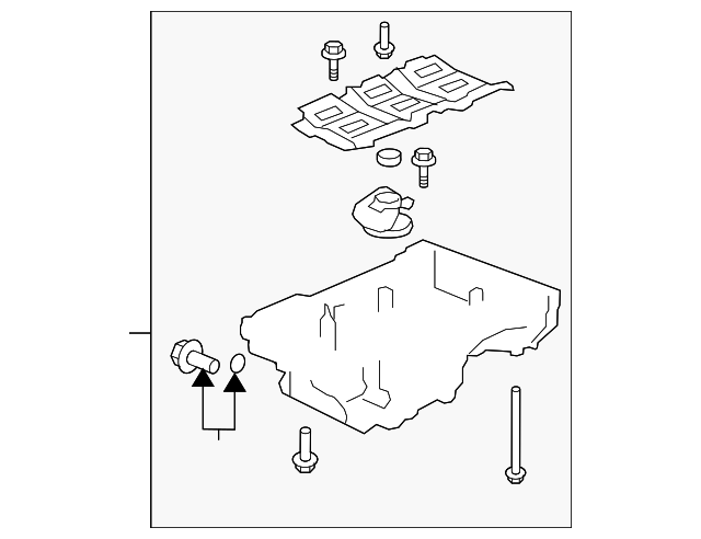 2007-2016 GM Engine Oil Pan 12666374 | Auto Parts Express