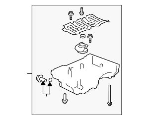 2007-2016 GM Oil Pan 12666374 | TascaParts.com