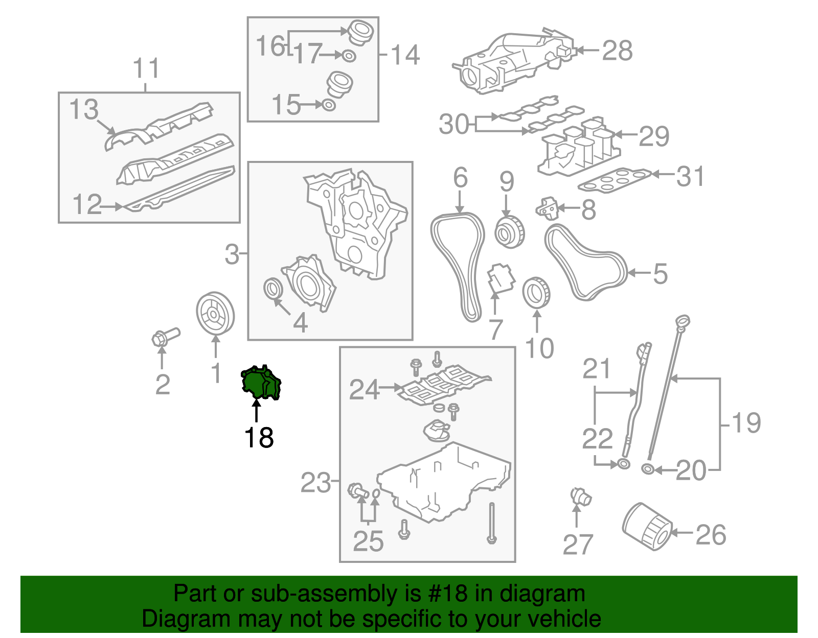 2004-2024 GM Engine Oil Pump 12640448 GM | GMPartsDirect.com