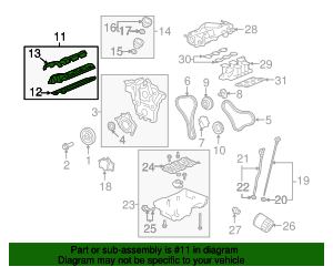 2008-2017 GM Driver Side Camshaft Cover 12647772 | GMPartsDirect.com