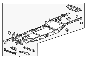 2015-2022 GM Vehicle Frame Assembly 84916021 GM | GMPartsDirect.com